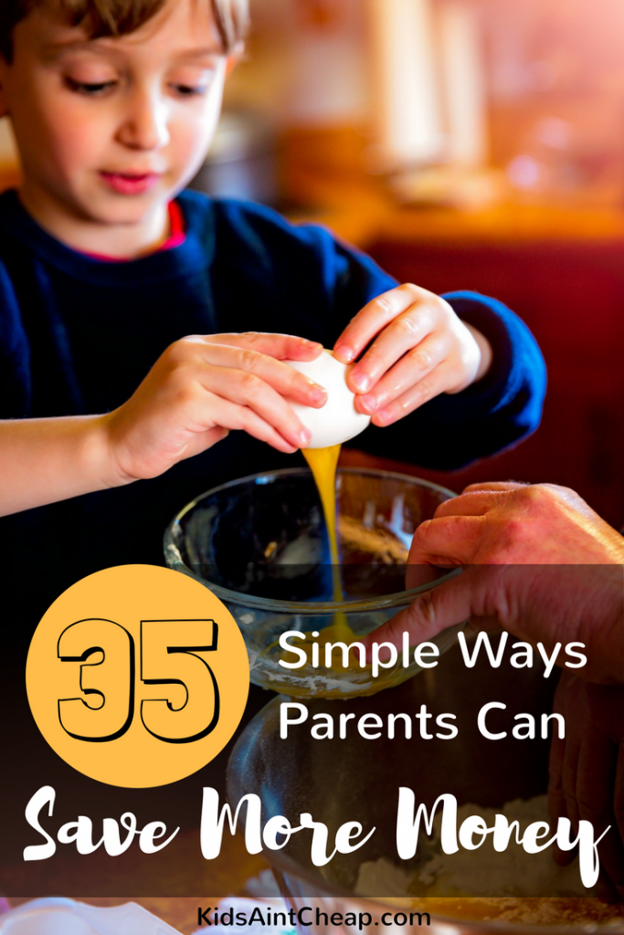 How to Save Money - 35 Top Ways for Parents to Save Money - Kids Ain't ...